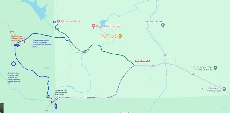 Flood Route | Spring Lake Ranch